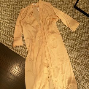 Intimates & Sleepwear | Light Pink Satin Robe | Poshmark